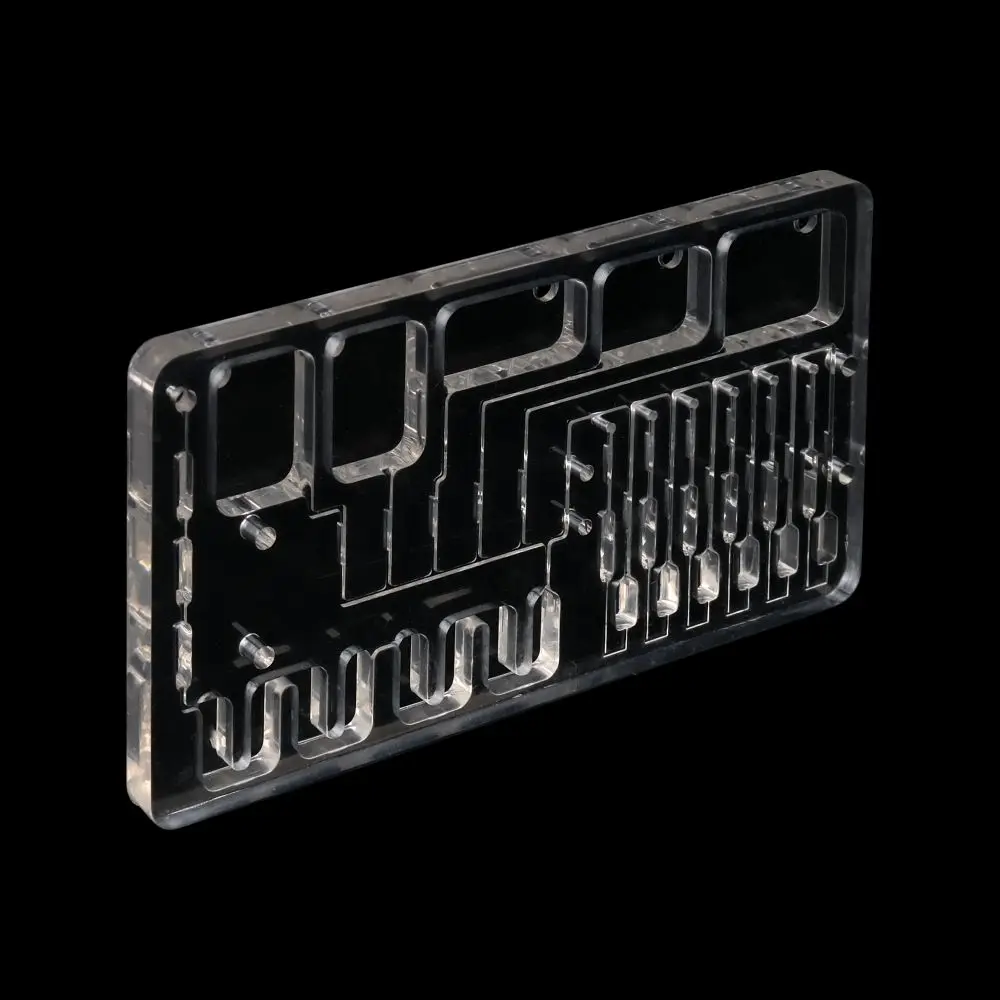 Customized High Precision Medical Mold Microfluidic Chip For Lsr ...