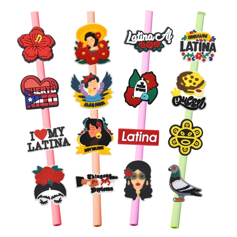 Wholesale Products Pvc Custom Straw Topper Charm Tumbler Accessories ...