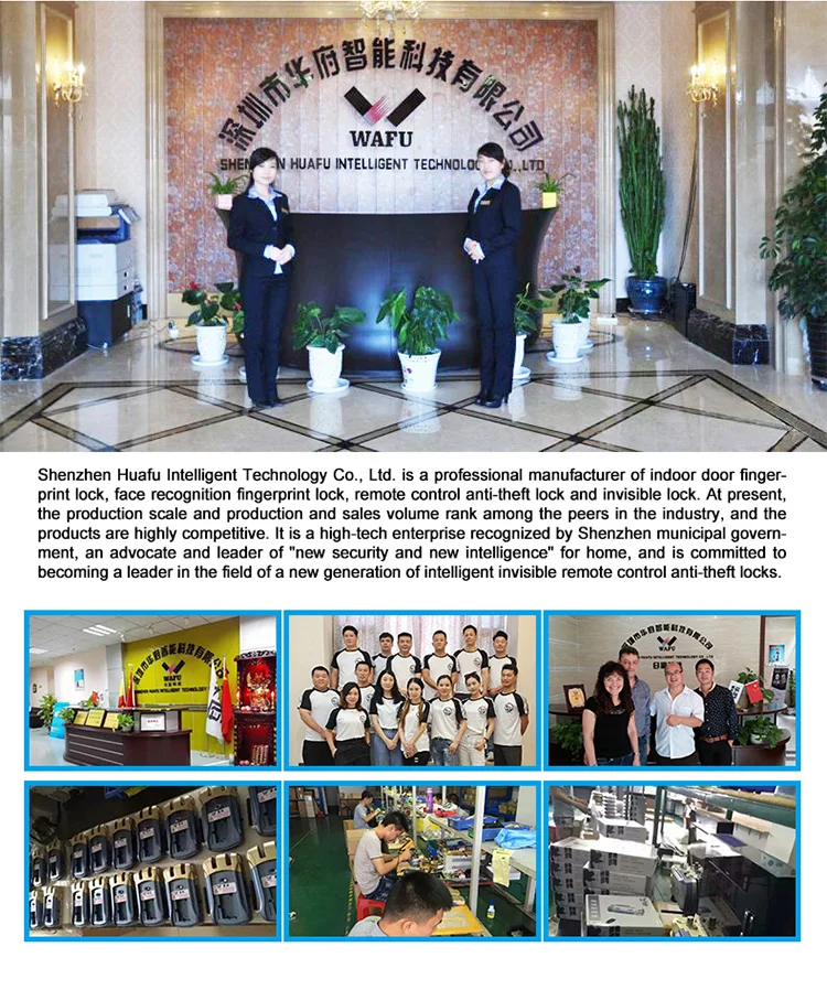 Wafu Wf-my4 Tuya Wifi Face Recognition Smart Door Lock With Camera ...