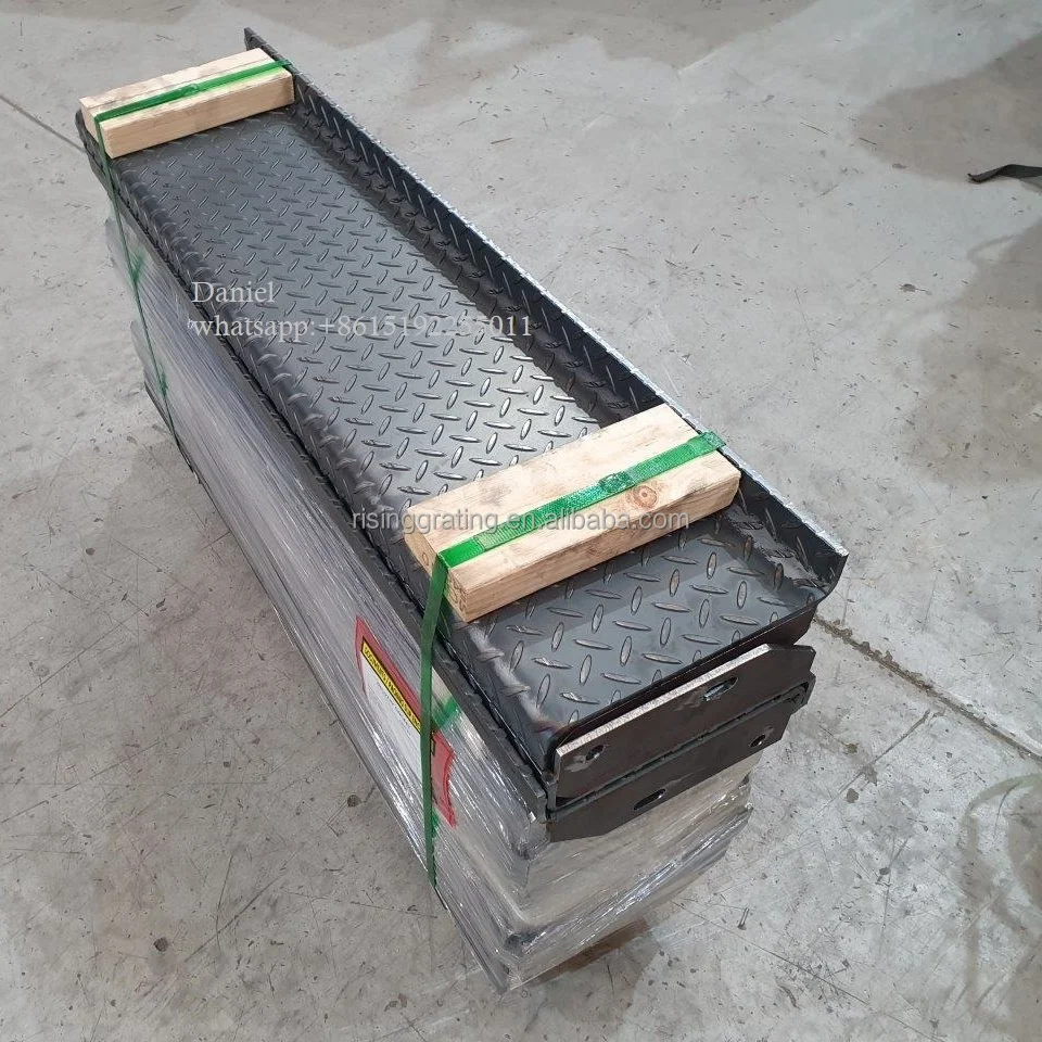 Galvanised Diamond Steel Checker Plate Stair Tread - Durable Steel ...