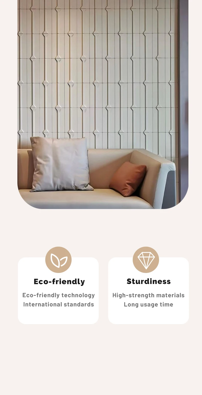 Wayon Amazing 3D Moisture-proof PVC Diamond Serrated Matte Black Wall ...