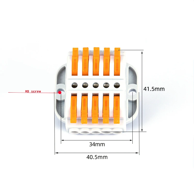 Leaka Universal Compact Terminal Block Connector - 32A Power