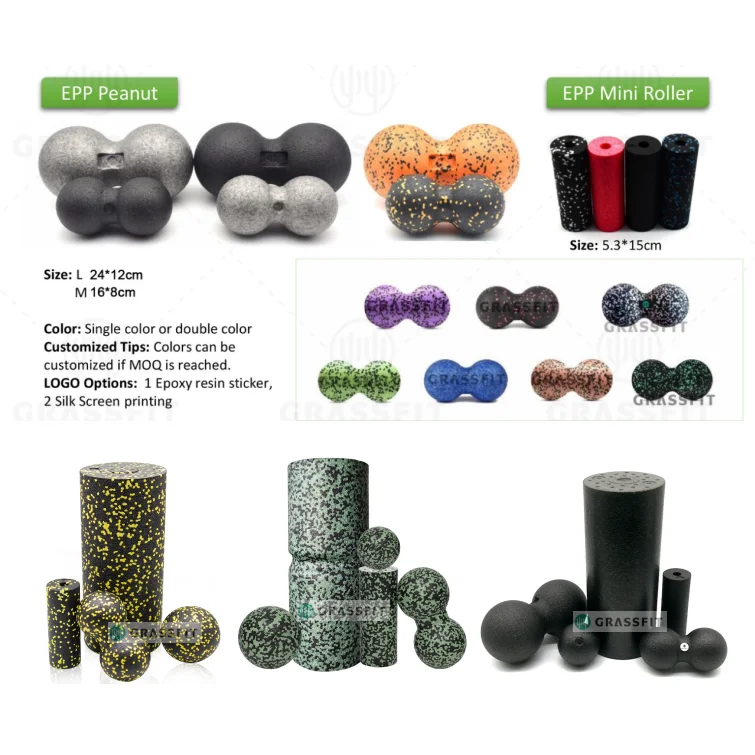 GRASSFIT Factory Custom logo EPP Roller Massager Fitness Yoga Gym ...