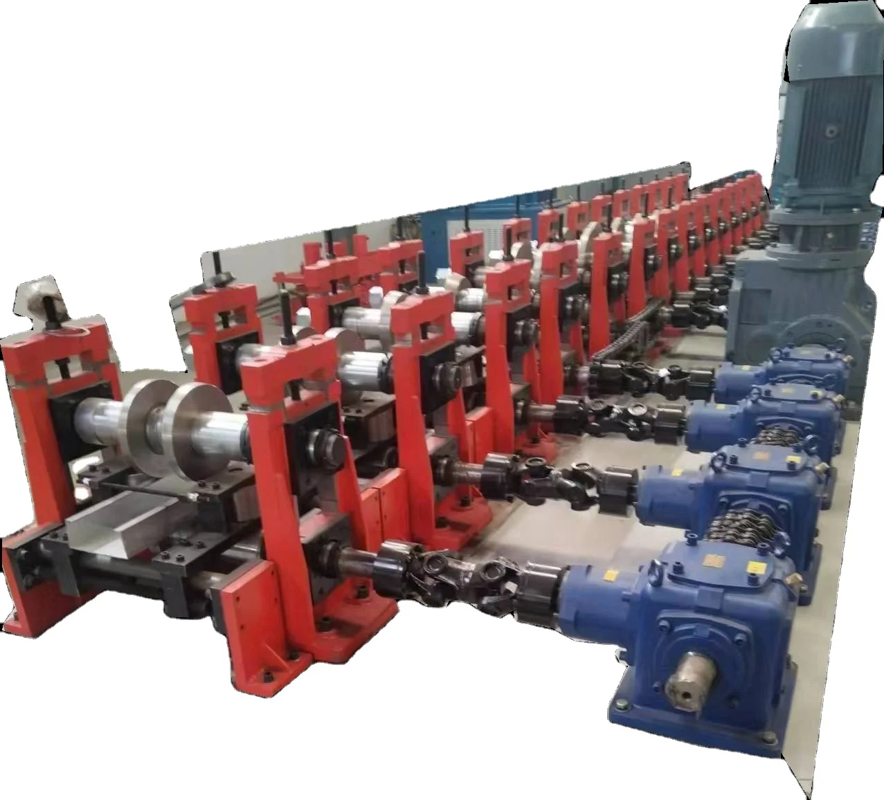 14 Row Gearbox Transmission C-type Photovoltaic Bracket Machine 40 ...