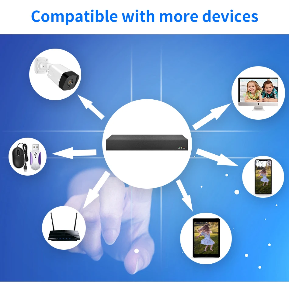 4k Human Face Detection 16 Channel Cctv Poe Nvr Security System Xmeye ...