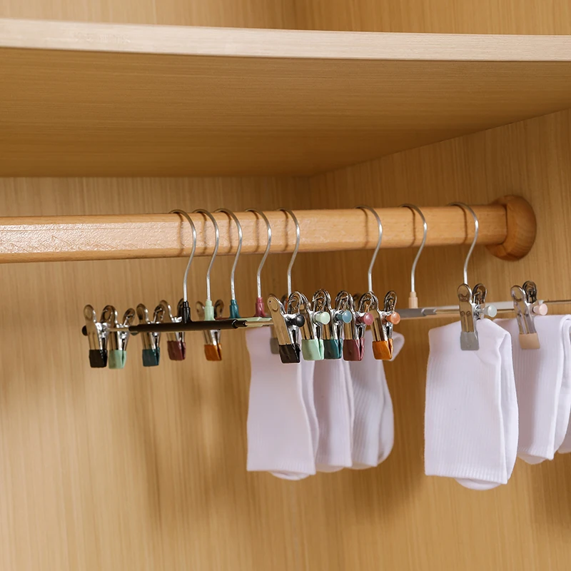 Customized Floating Hanger Nano Seamless Pants Rack Metal Pant Hangers ...