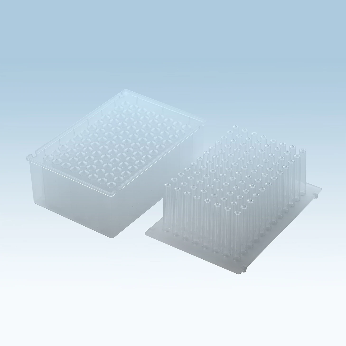 Healthybiotech Dna Rna Extraction Magnetic Rod Sleeve 96 Well Laboratory Equipment Clear Deep ...