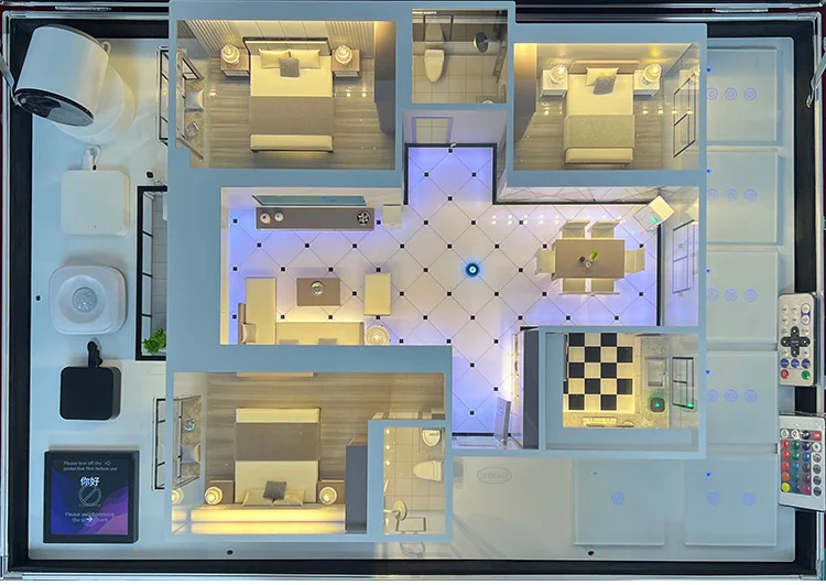 LEDEAST Smart Home Security Automation Demo Box - OEM Support