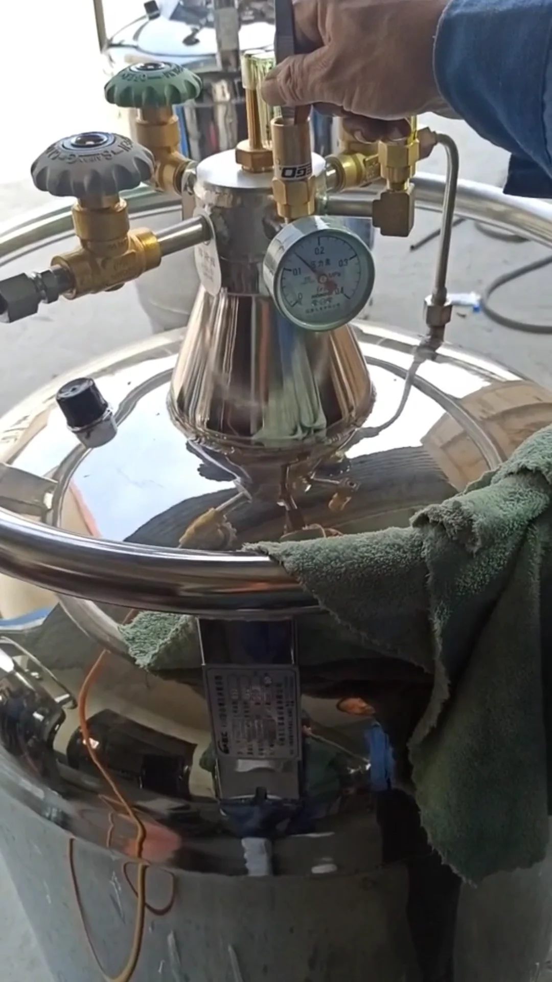 Tp60 Ln2 Storage Container Liquid Nitrogen Self-pressurized Vessels 0.5 ...