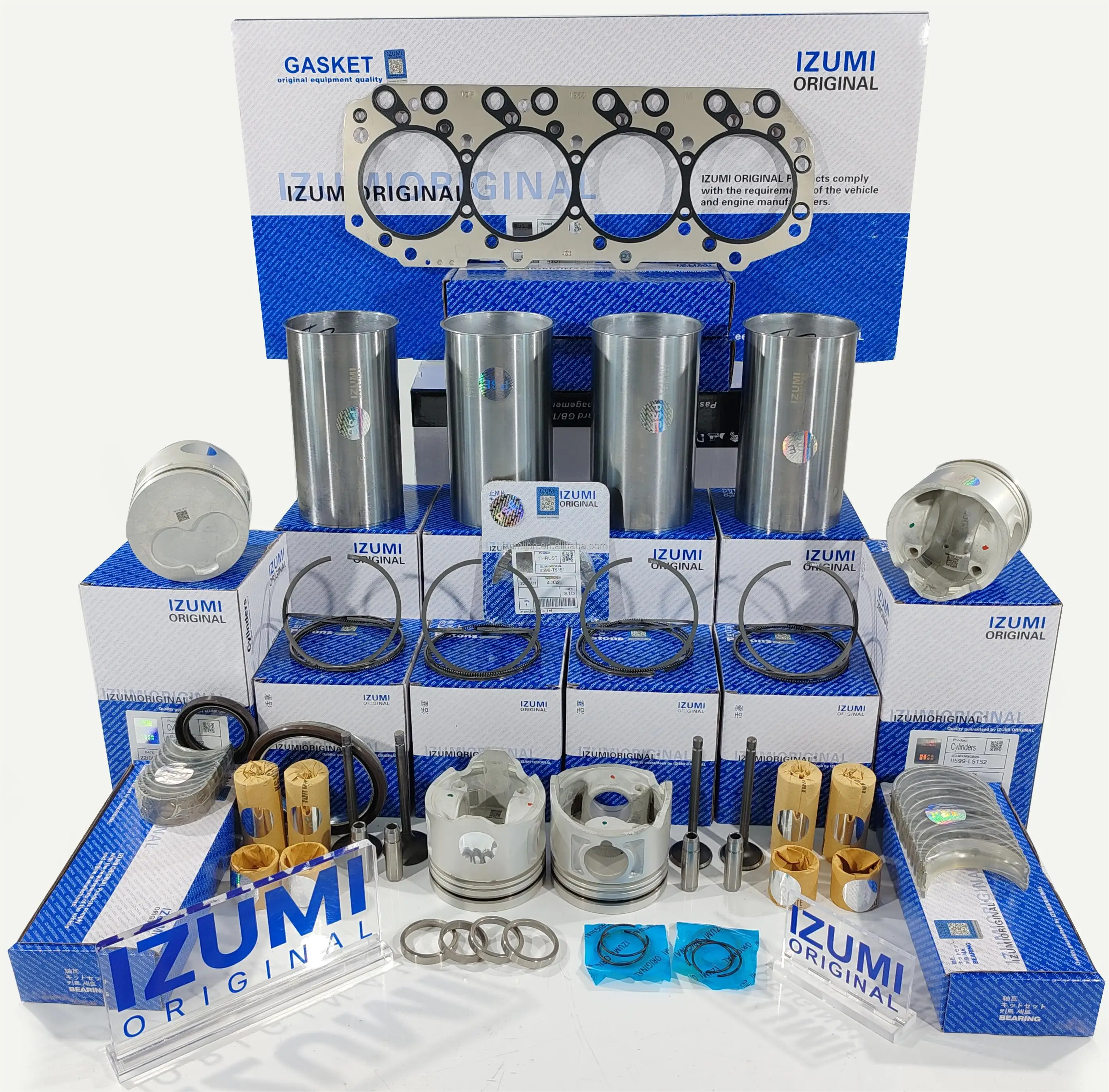 Original Quality Diesel Engine 4JG2 Cylinder Head Kit