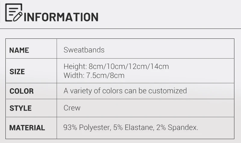 Wrist Sweatbands - Durable Protection for Crossfit Training