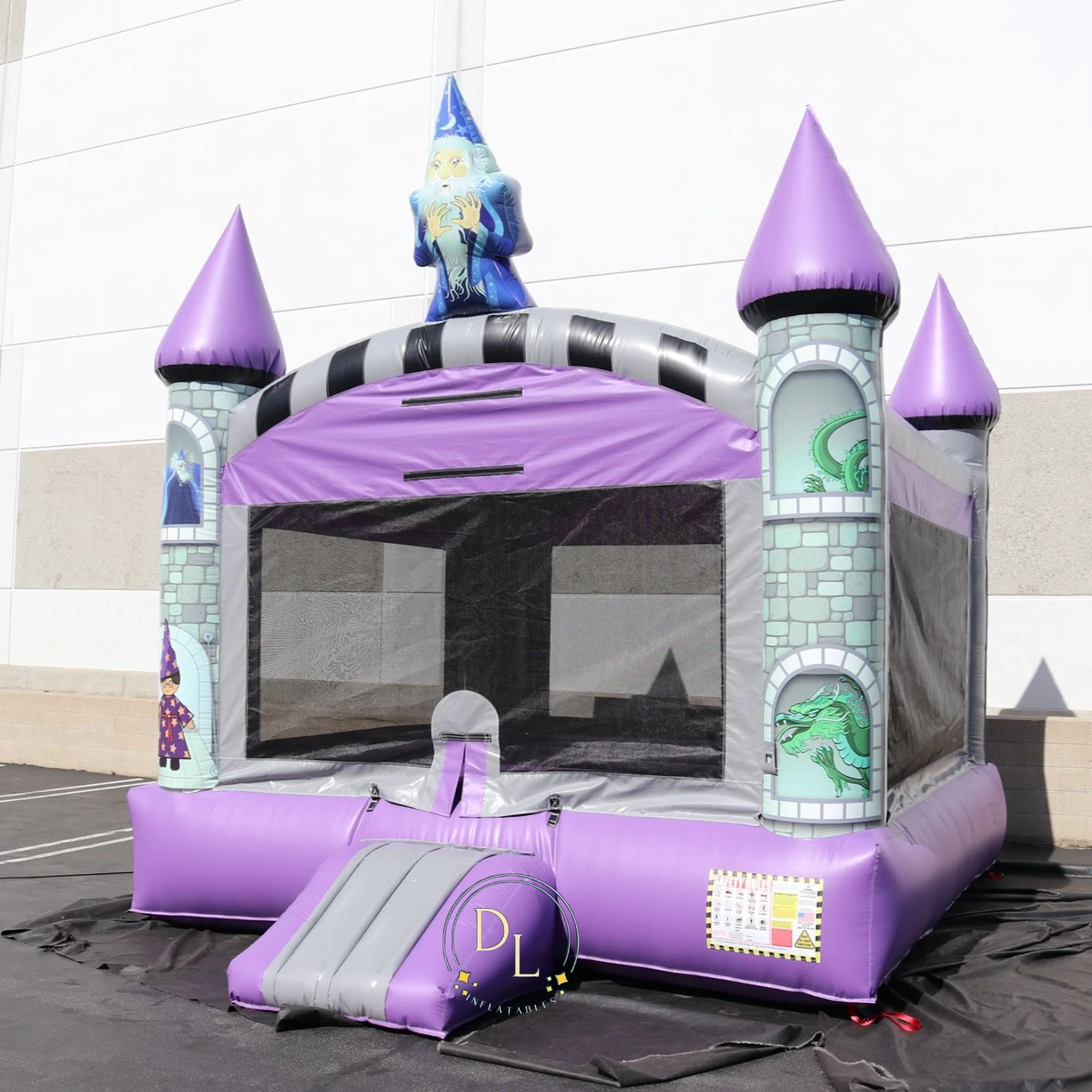 Commercial Moonwalk Inflatable Jumping Castle Knight Bounce House ...