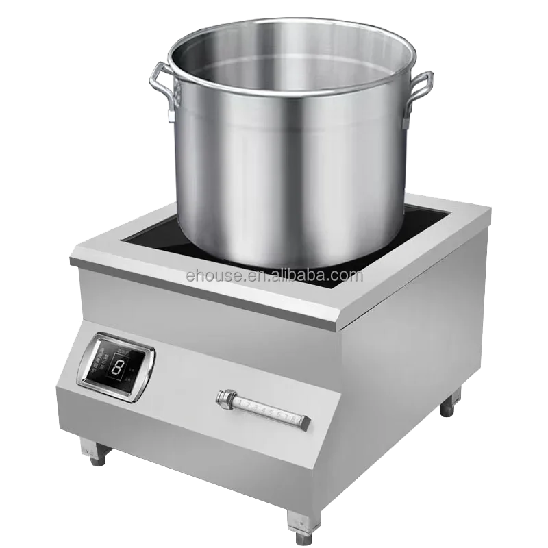 8kw High-power Kitchen Commercial Induction Cooker Soup Fast Heating ...