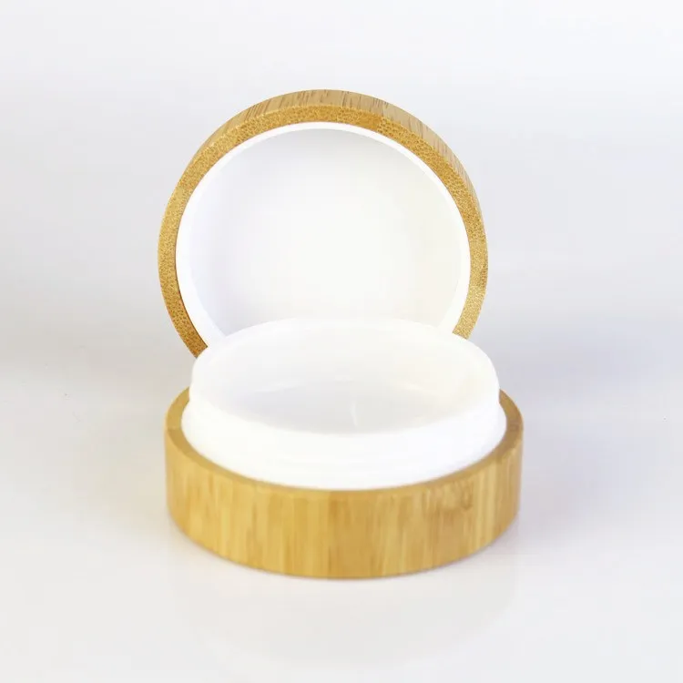 Bamboo Wooden Cosmetic Containers - High Quality & Eco-friendly