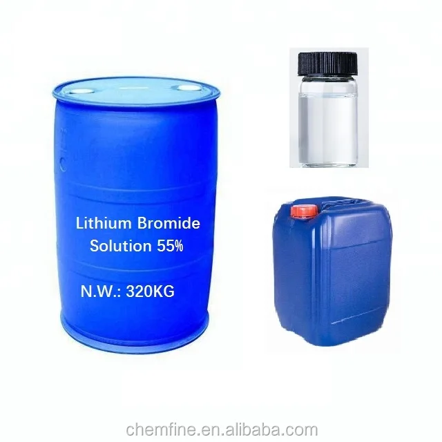 55% LiBr Lithium Bromide Solution CAS 7550-35-8| Alibaba.com