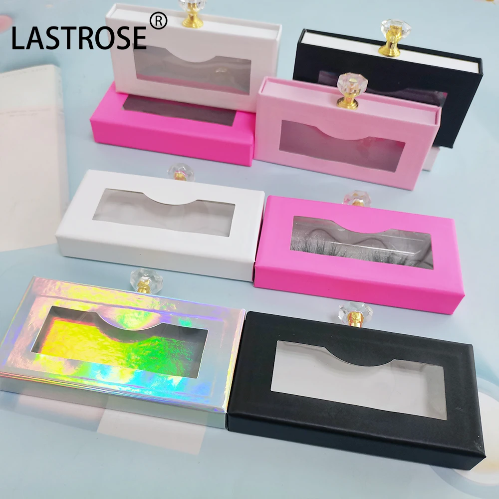 New Design Square Shopping Bag Shape Gift Lashes Box Private Label ...