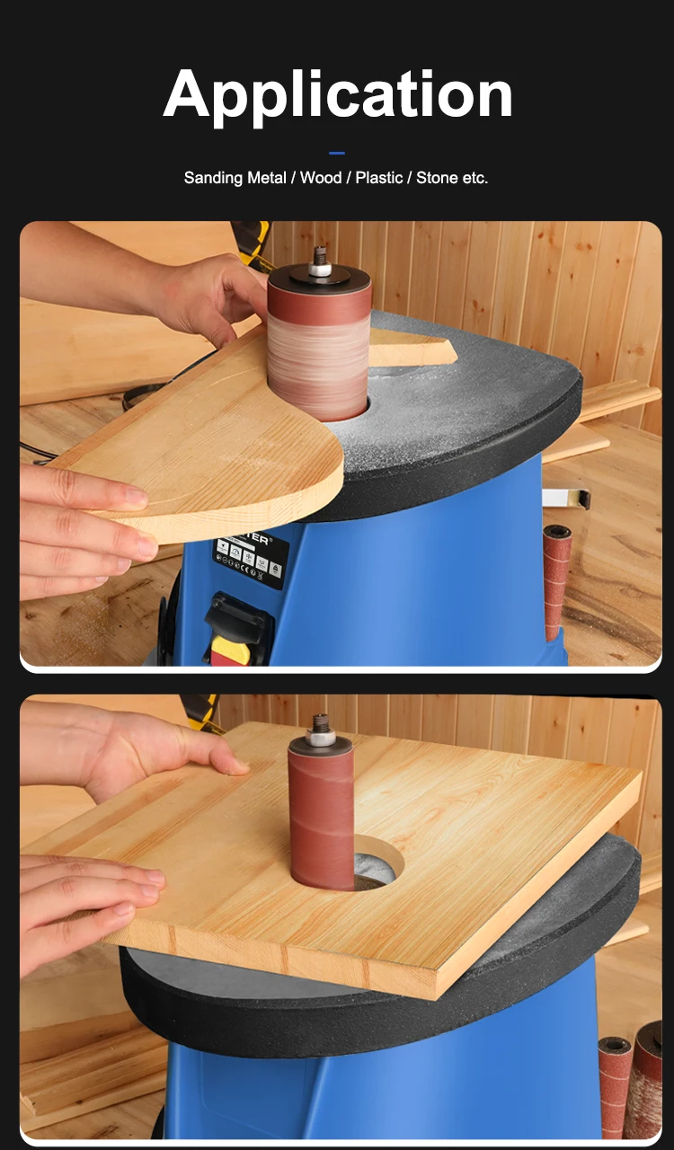 Luxter Oscillating Spindle Sander Belt Sander Bench Sanding Machine ...