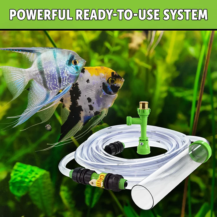 75 Foot Python No Spill Clean and Fill Aquarium Maintenance System, Gravel Cleaner and Water ...
