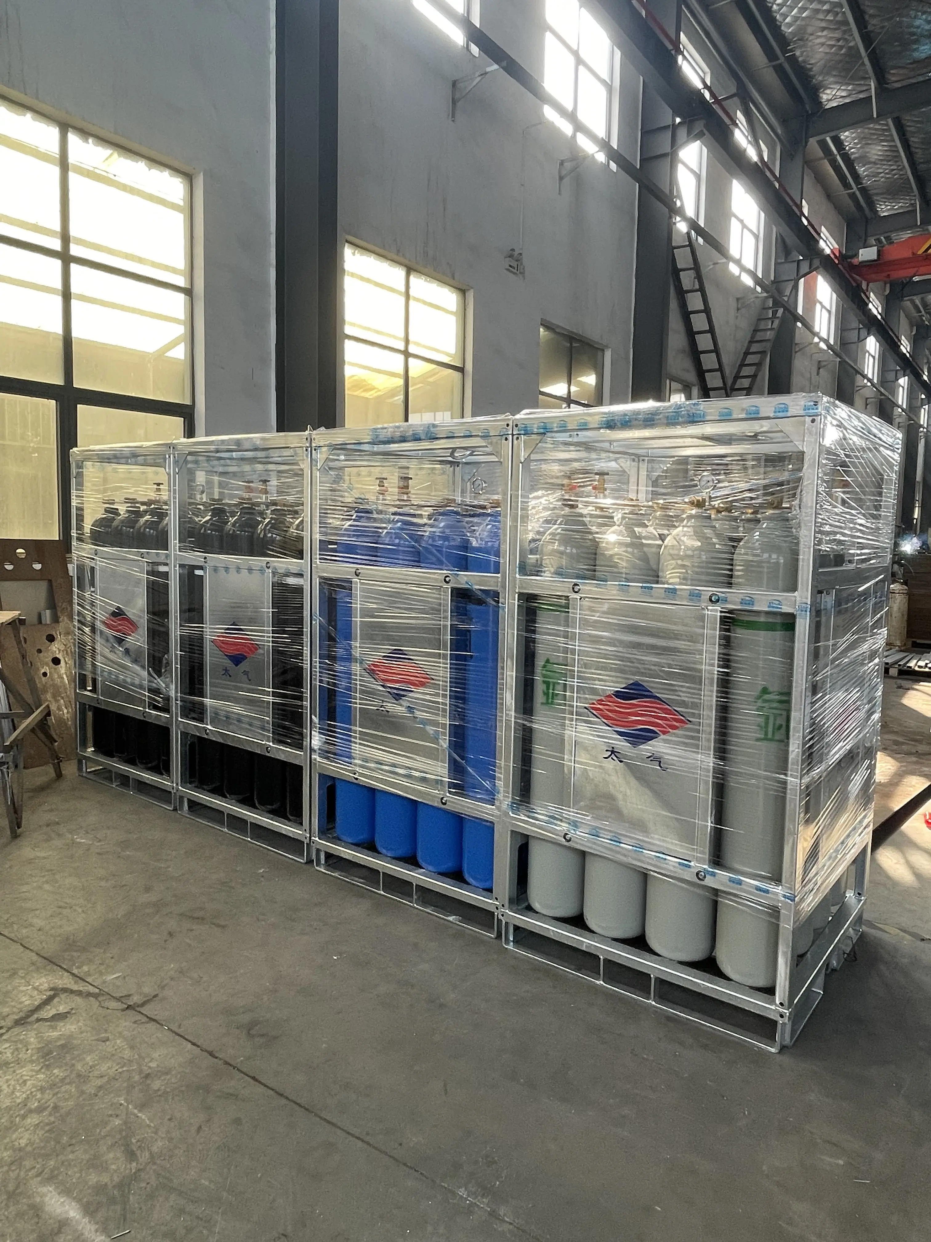 DOT TPED-Certified High-Pressure Industrial Gas Steel Cylinders 300Bar ...