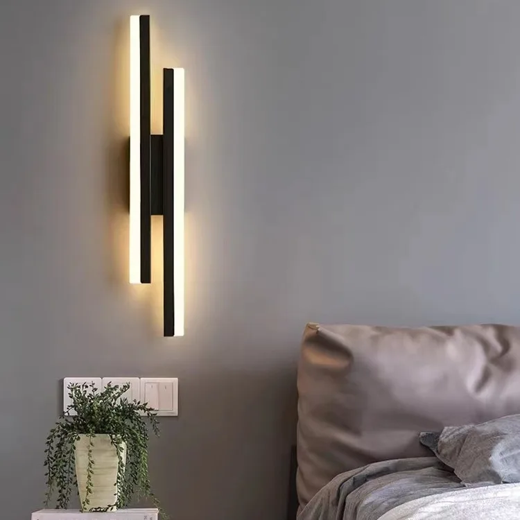 Led Wall Light - Stylish Modern Bedroom Lamp for TV Background