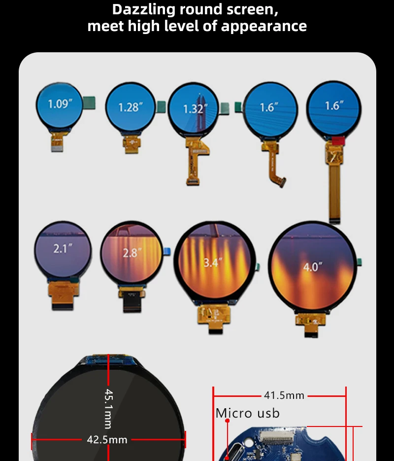 Wisecoco 1.43 Inch Amoled Encoder Knob Display - Smart Control