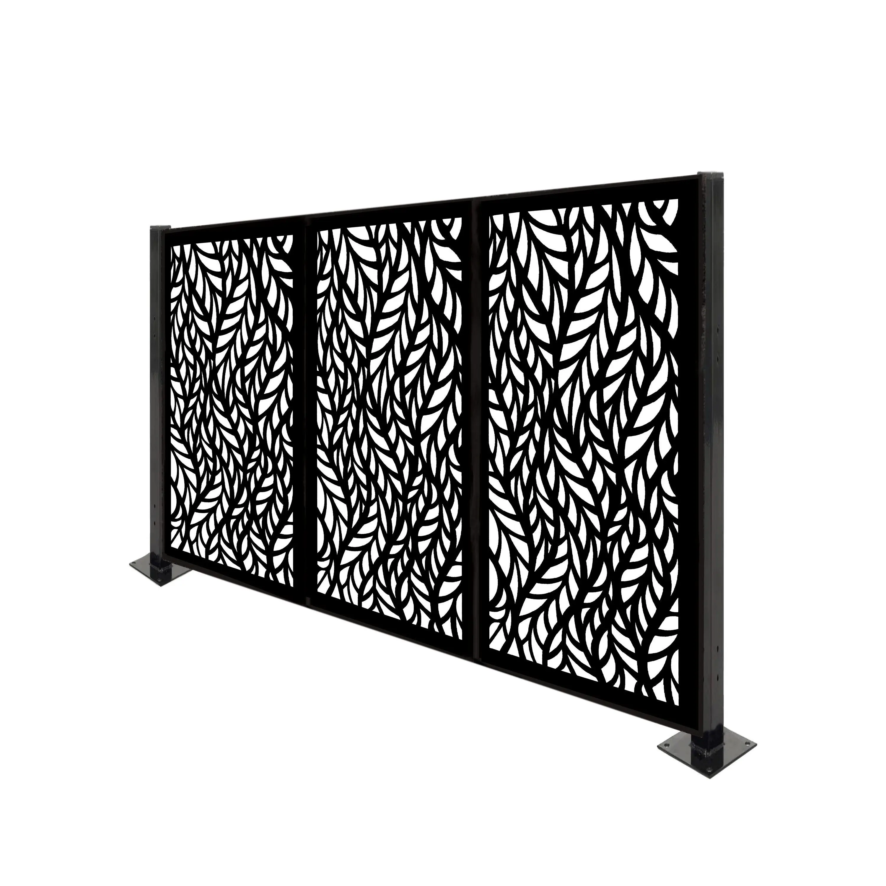 Laser Cut Outdoor Garden Privacy Art Metal Screens Panels Corten ...