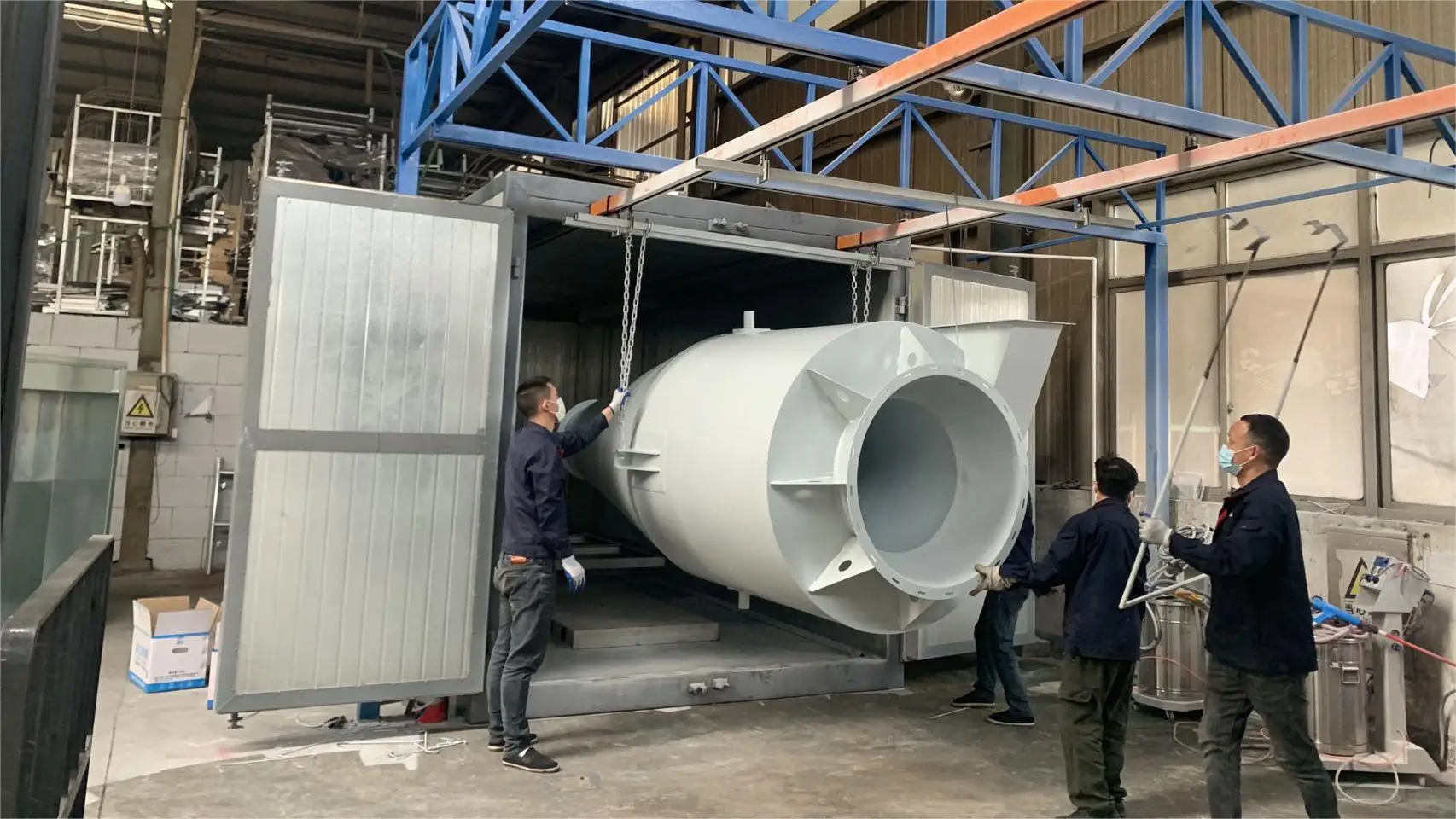 Ailin Automatic Electrostatic Spray Painting Booth Customized Manual ...