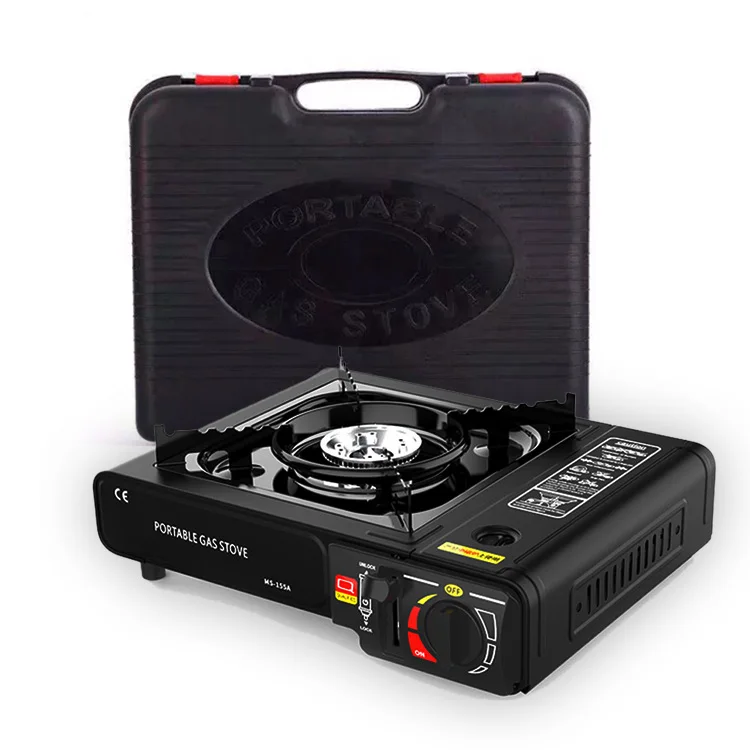 Portable Butane Stove Outdoor Barbeque Grill Mini Portable Gas Cooker ...