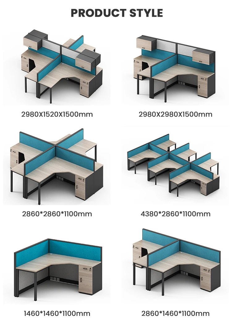 Sound Proof Call Center Workstation Insulator Cubicle Desk Furniture ...