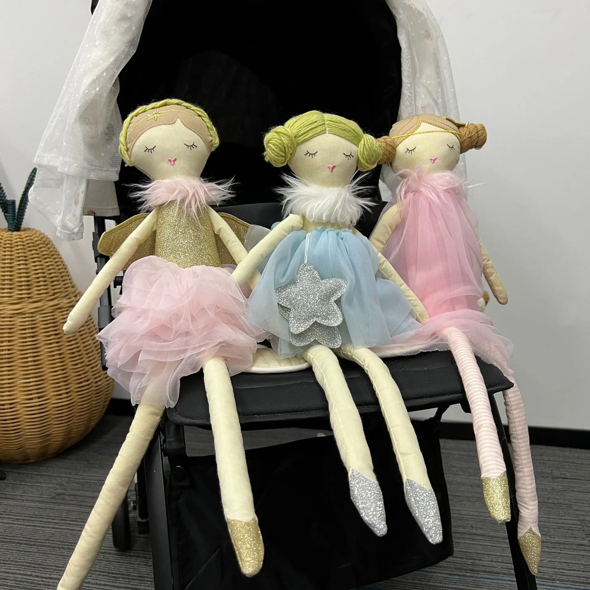 Mu Plush Ballerina Doll Set Ballet Princess Girl Doll Room Decor Soft ...