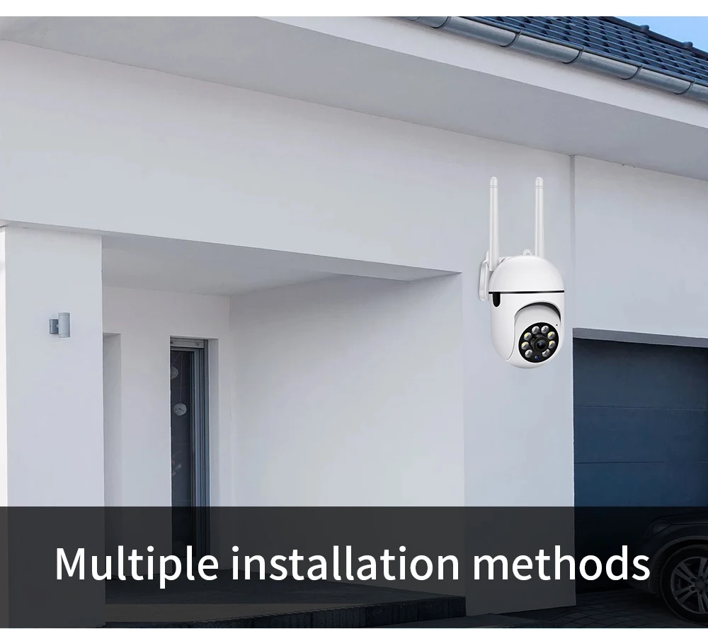 360 Degree Rotated CCTV Camera HD 1080P with Night Vision