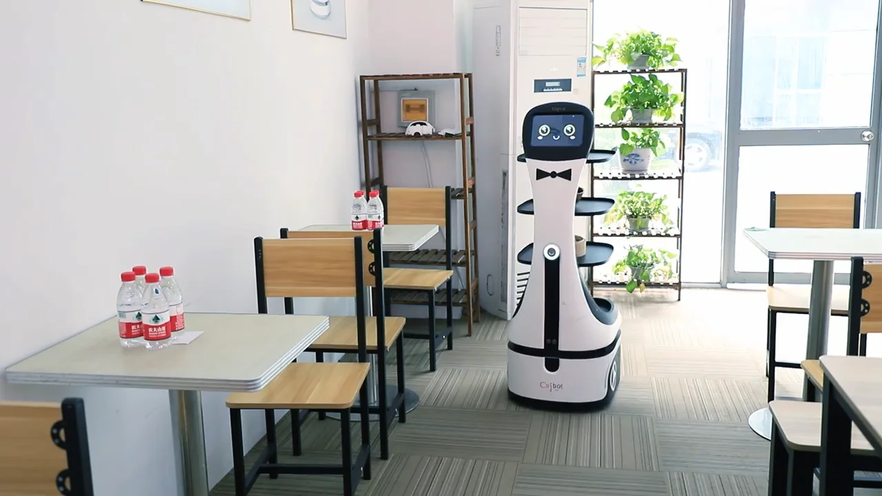 Csjbot Wendy Packet Delivery Robot Restaurant Server Robot Made In ...