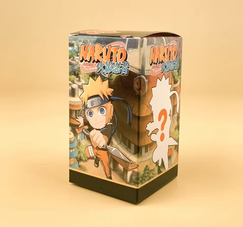 Wholesale Anime Cartoon Mini 3d Lucky Box Figure 12pcs Kakashi Sasuke ...