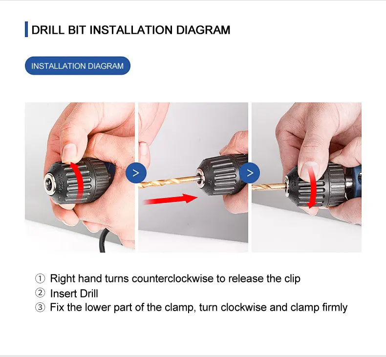 Dongcheng J1z-ff-10a Plug-in Electric Screwdriver Drill Electric Screwdriver Mini Adjustable ...