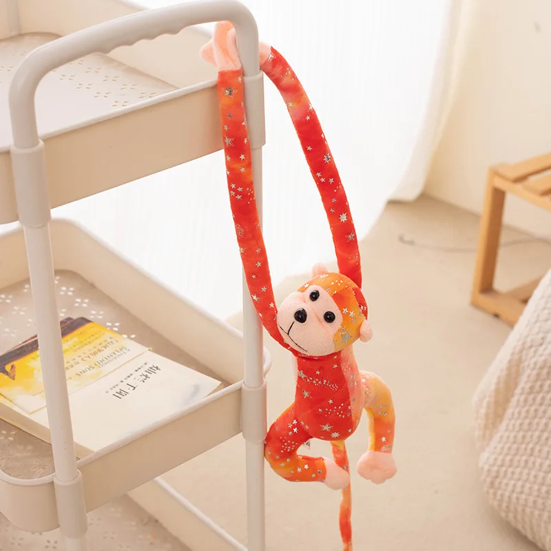 Hecion Cute Long Arms Monkey Plush Toy Large Pillow Cute New Year Gift ...
