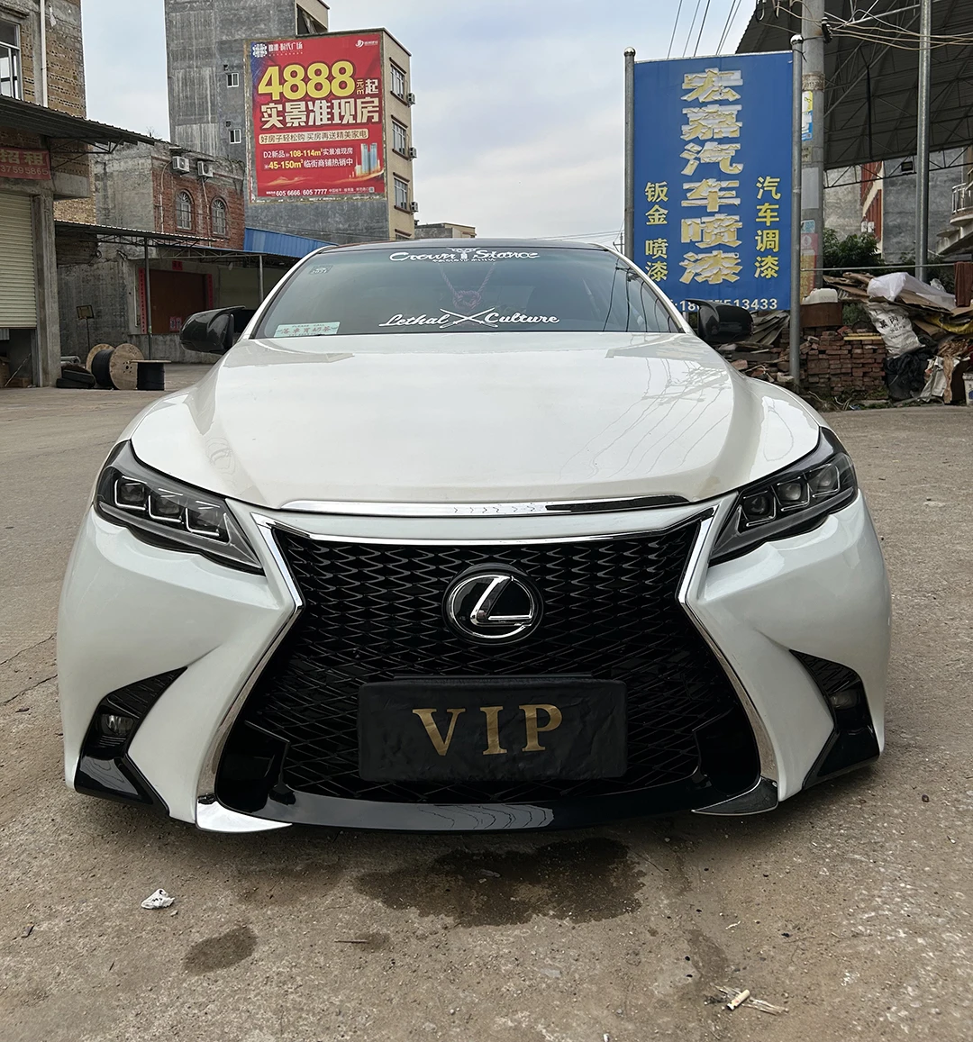 New Design Body Kit Face Lift Front Bumper for Toyota Mark X