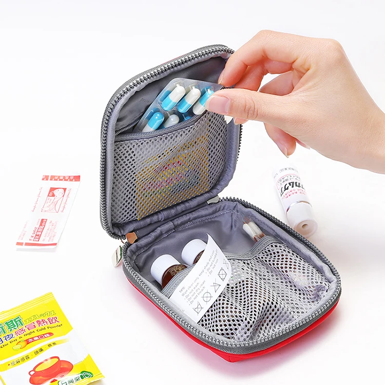 Cute Mini Portable Medicine Bag First Aid Kit Medical Emergency Kits ...