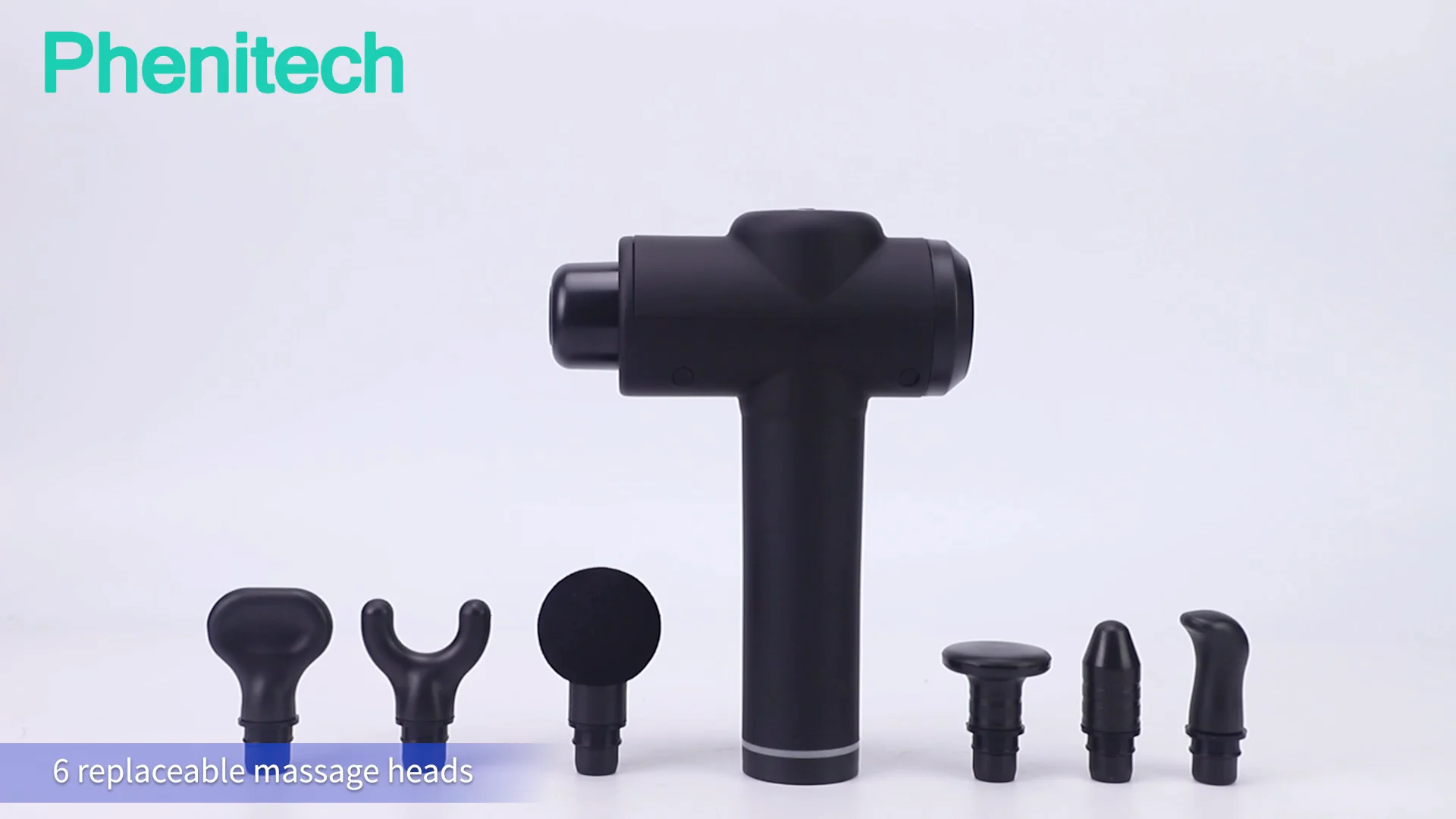 Phenitech New Massage Gun Wireless Electric Full Body Handheld Massager Gun Cordless Fascia