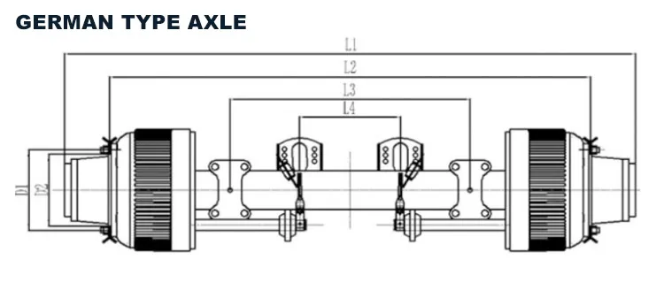 Cheap And Good Quality Different Types Axle Trucks And Trailers Parts ...