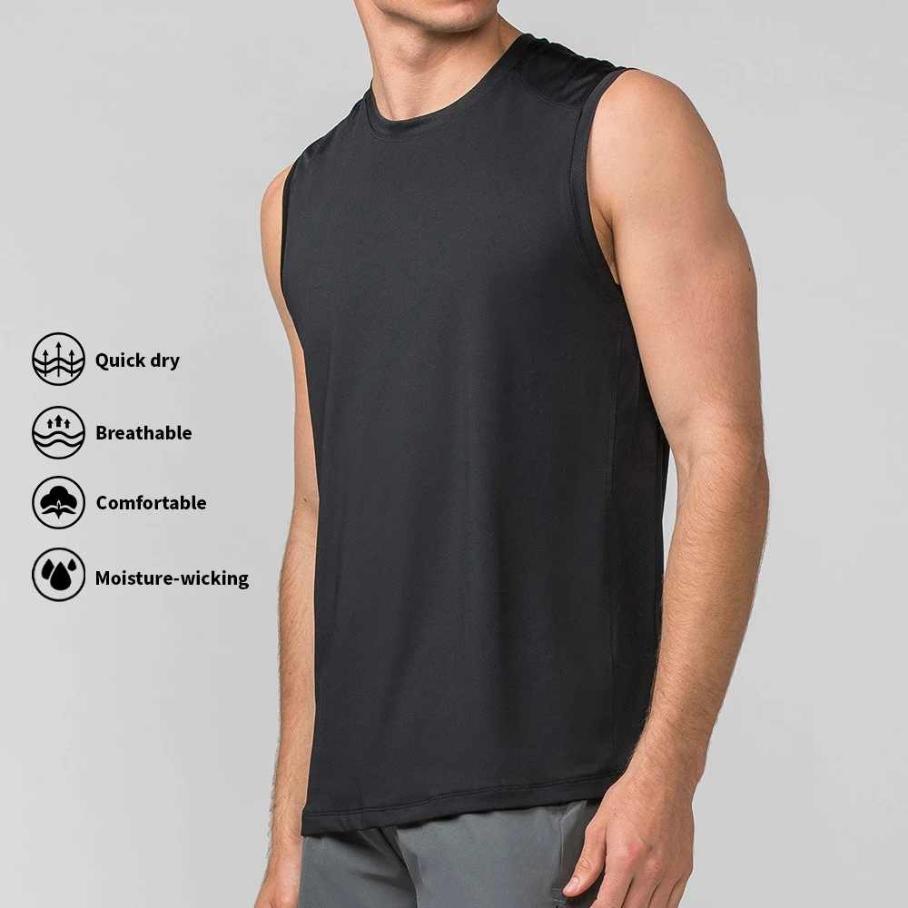 Custom Breathable Fitness Clothing tank Tops Mens Vests Sport Workout ...
