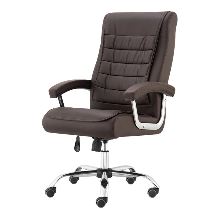 Luxury Boss Leather Ergonomic Revolving Recliner Swivel Office Chair ...