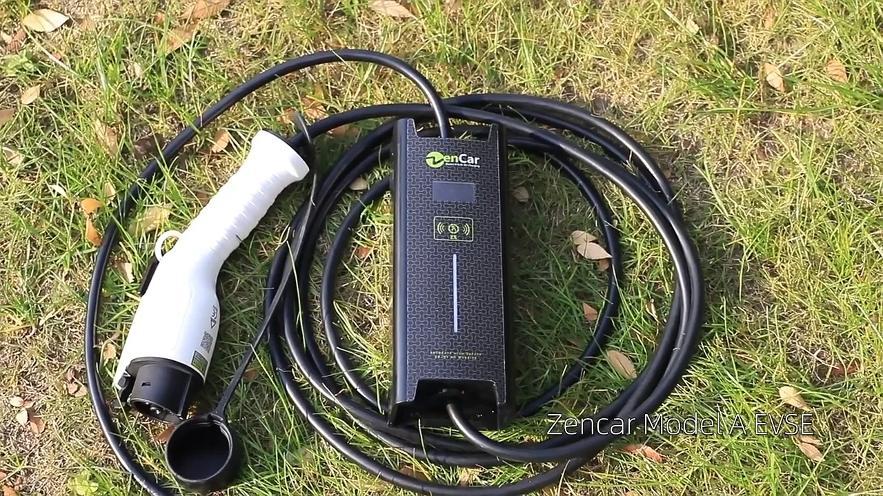 Portable Ev Charger Zencar Evse 32a 7.2kw Ev Charging Station Type 2 To ...