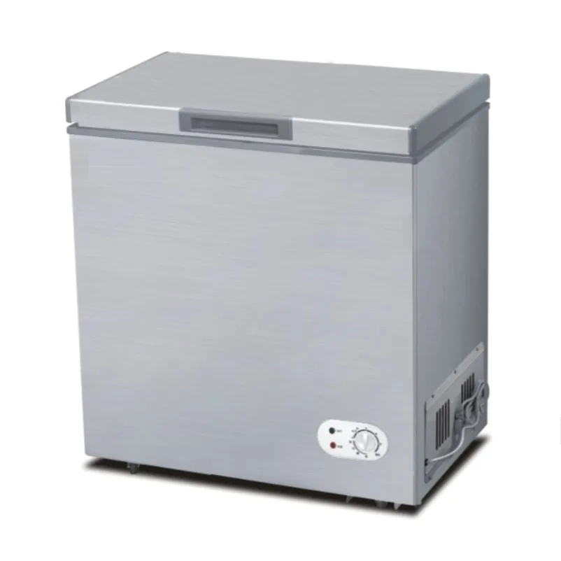 Manual Defrost Chest Freezer In Stainless Steel