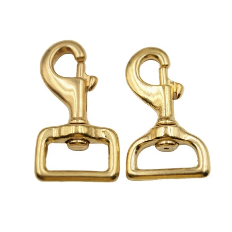 Solid Brass Double Ended Bolt Snap Hook, Marine Grade Brass Double End ...