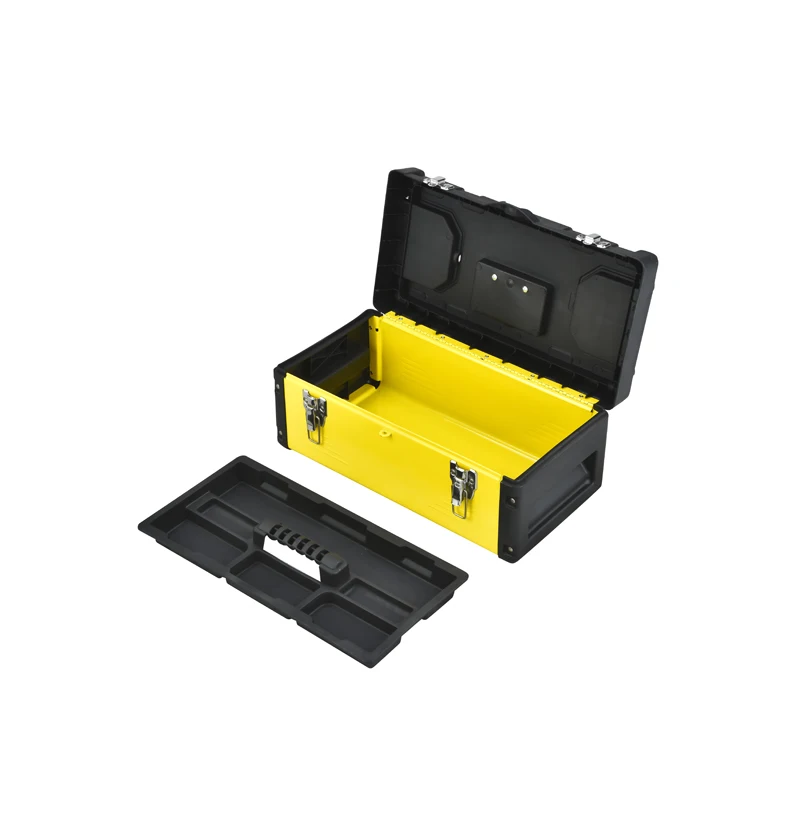 14'' Plastic Portable Lockable Two Layers Tool Box - Buy Plastic ...