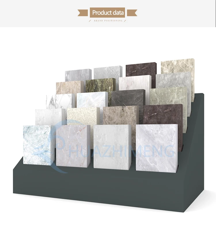 Customized Black Stone Quartz Ceramic Tile Rack Mosaic Marble Tile ...