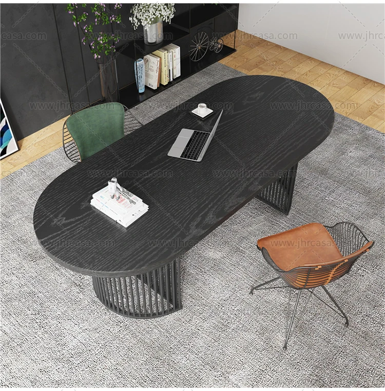 Minimalist Solid Wood Study Table Nordic Special Shape Home Office ...