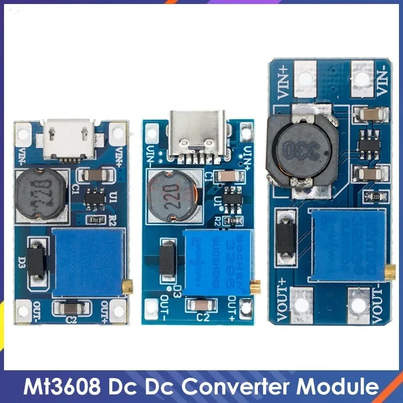 Mt3608 Dc-dc Step Up Converter Booster Power Supply Module Boost Step ...