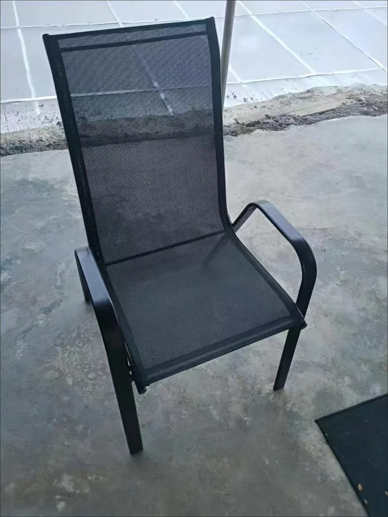 2x1textoline Steel Frame Chair Sets Garden Steel Modern Comfortable ...