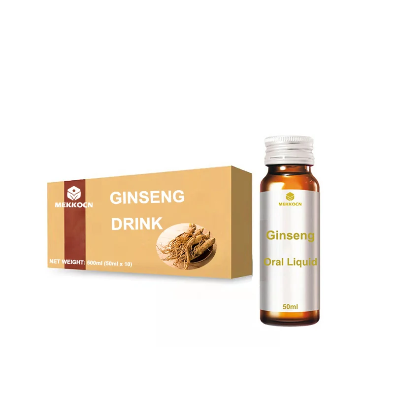 Private Label Ginseng Oral Liquid Provide Energy Panax Ginseng Root ...